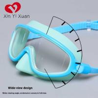 China XF600 Anti-Fog Swimming Goggles with Electroplated PC Lens - Silicone Frame for Adults & Children for sale
