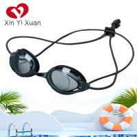 China Customized OEM/ODM swimming goggles - Silicone integrated double-head strap for casual competition goggles - Waterproof and anti-fog swimming sports products - Racing swimming goggles for sale
