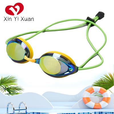 China Customized OEM/ODM swimming goggles - Silicone integrated double-head strap for casual competition goggles - Waterproof and anti-fog swimming sports products - Racing swimming goggles for sale
