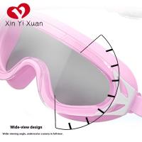 China Children's swimming goggles - Large frame silicone waterproof and anti-fog swimming glasses - Cross-border high-definition for both men and women - Factory custom-made swimming goggles in new style for sale