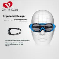 China New style large-frame swimming goggles - Adult anti-fog swimming goggles - High-definition waterproof swimming glasses - Factory customized silicone protective goggles for sale