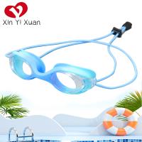 China New style swimming goggles - elastic rope version - waterproof and anti-fog swimming glasses - custom-made by the factory - electroplated - cross-border children's swimming goggles for sale