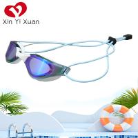 China Adult Lanyard-Style Vibrant Swim Goggles – Anti-Fog Leakproof Professional Swimming Gear for sale