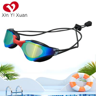 China Adult Lanyard-Style Vibrant Swim Goggles – Anti-Fog Leakproof Professional Swimming Gear for sale