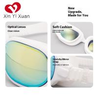 China Factory Direct Selling Customized Logo UV Protection Competition Swimming Goggles for Adults for sale