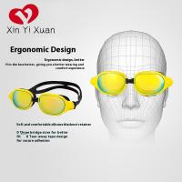 China Factory Direct Selling Customized Logo UV Protection Competition Swimming Goggles for Adults for sale
