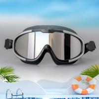 China High Quality Wholesale Ultraviolet Skin-friendly Silicone Large Frame Multi-color Swimming Goggles for sale