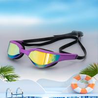 China Eco-friendly Materials Soft Silicone UV Protection PC Colorful Lens Swimming Goggles for Swimming Poo; for sale