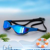 China Eco-friendly Materials Soft Silicone UV Protection PC Colorful Lens Swimming Goggles for Swimming Poo; for sale