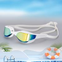 China Eco-friendly Materials Soft Silicone UV Protection PC Colorful Lens Swimming Goggles for Swimming Poo; for sale