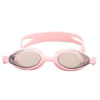 China Adjustable waterproof silicone anti-fog swimming goggles for children for sale