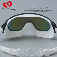 China High-Definition Anti-Fog Waterproof Swimming Goggles for Adults with Silicone Straps and PC Lenses for sale