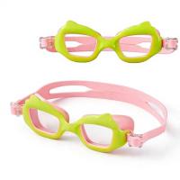 China Children's Cartoon Cat-Ear Swimming Goggles with Anti-Fog Technology and High-Definition Lens for Clear Vision for sale