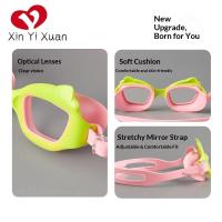 China Children's Cartoon Cat-Ear Swimming Goggles with Anti-Fog Technology and High-Definition Lens for Clear Vision for sale