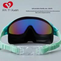 China Adult Swimming Goggles with Anti-Fog Technology and Adjustable Silicone Strap in Electroplating Finish for sale