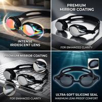 China New style swimming goggles - Adult cross-border silicone anti-fog, electroplated waterproof for outdoor use - swimming goggles for sale