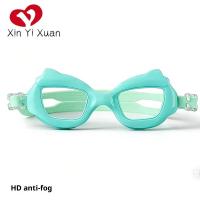 China Wholesale Factory Customization Children's Cartoon Cat-Ear Swimming Goggles with Anti-Fog Technology and High-Definition Lens for Clear Vision for sale