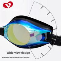 China Adult Anti-Fog Waterproof Swimming Goggles, HD PC Lens with Soft Silicone Eye Seal and Adjustable Silicone Head Strap for sale