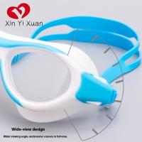 China Kids Anti Fog Swimming Goggles, PC Lens and Soft Silicone Seal Adjustable Headband Waterproof Children Swim Glasses for sale