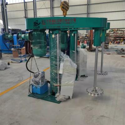 China Mechanical Lifting High Speed Dispersion Machine / Safety & Durability Paint Disperser Mixer for sale
