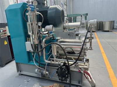 China Short Body Pin Type Bead Mill WMS50 Type Horizontal Bead Mill 50 L for sale