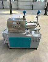China 5L Capacity Stainless Steel Horizontal Sand Mill with PLC Control for Wet Grinding for sale