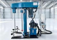 China 2.2KW Hydraulic Lifting Clamp Bucket High Speed Disperser for Lab and Small Batch Production for sale