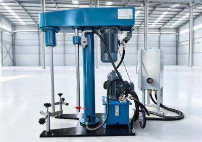 China 2.2KW Hydraulic Lifting Clamp Bucket High Speed Disperser for Lab and Small Batch Production for sale
