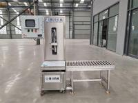 China Semi-automatic Small Filling Machine with Adjustable Filling Volume, Anti-dripping Nozzle and 10-12 Barrels/Hour Speed for sale