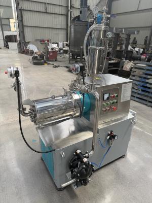 China Wear Resistant Horizontal Agitator Bead Mill HSS5 5L 7.5kW For African Paint Plants for sale