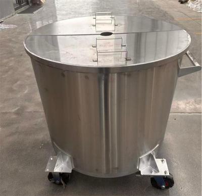 China Customized Anti-Splash Mixing Vessel with Cold and Hot Jackets and Mixing Kettle for High-Speed Dispersion for sale