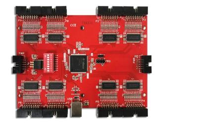 China Red Soldermask PCBA PCB Assembly Services High Voltage Power Supply Application for sale
