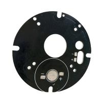 China Metal Core PCB High Thermal Conductivity Material 1 Layer 1OZ Black Soldermask for sale
