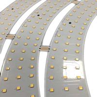 China LED Panel Board PCB Electronic Assembly , White Soldermask Aluminum PCB Assembly for sale