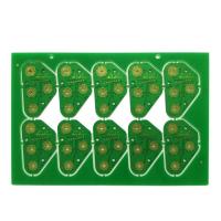 China HASL Lead Free FR4 Double Sided PCB , Green Solder Mask PCB White Silkprint for sale