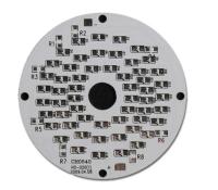 China MC Aluminium Board PCB Black Soldermask Single Sided Metal Core PCB Board for sale