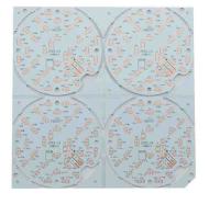 China Alumimum PCB Board White Soldermask Metal Core HASL Lead Free for sale