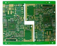 China HDI 6 Layer Printed Circuit Board FR4 Green Soldermask Immersion Gold 2OZ Copper for sale