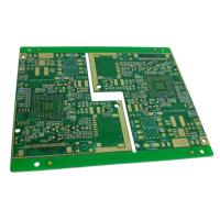 China HDI 6 Layer Printed Circuit Board FR4 Green Soldermask Immersion Gold 2OZ Copper for sale