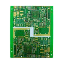 China HDI 6 Layer Printed Circuit Board FR4 Green Soldermask Immersion Gold 2OZ Copper for sale