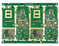 China FR4 0.2mm Multilayer PCB Board Rogers 4003C Mix Laminate Green Soldermask ENIG for sale