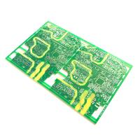 China Rigid Fast Turn Black Soldermask PCB 1.55mm Hard Gold Finger 30u