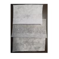 China Gaoxin 25G Hard Chemical Bond Nonwoven Embroidery Backing Interlining for White Color for sale