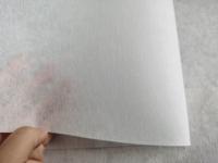 China Tailoring Materials Fusible Polyester Nonwoven Interlining Fabric with LDPE Coating for sale