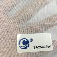China 150cm Width Circular Tricot Woven Fusible Interlining for GAOXIN SA2500 in Pure White for sale