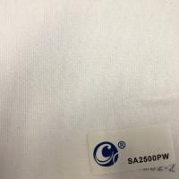 China 150cm Width Circular Tricot Woven Fusible Interlining for GAOXIN SA2500 in Pure White for sale
