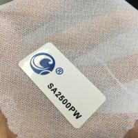 China 150cm Width Circular Tricot Woven Fusible Interlining for GAOXIN SA2500 in Pure White for sale