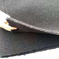 China 15-150cm Width Cross Lapping Nonwoven Fabric with Charcoal Carbon Fiber in GAOXIN for sale