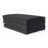 China GAOXIN Nonwoven Cloth for Luggage Black Activated Carbon Dustproof Fiber at Affordable for sale
