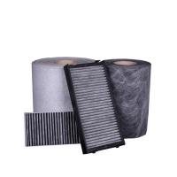 China Plain Style Activated Carbon Fiber Cloth Nonwoven Laminated for Air Filtration System for sale